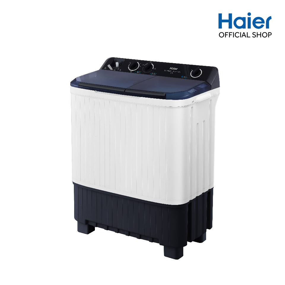 Haier เครื่องซักผ้า 2 ถัง กึ่งอัตโนมัติ ความจุ 9 kg รุ่น HTW90-1217 ...
