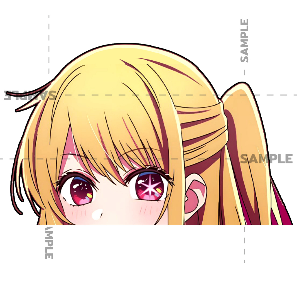 Ruby oshi no ko สติ๊กเกอร์ อนิเมะ 2 แผ่น ruby hoshino Anime Stickers ...