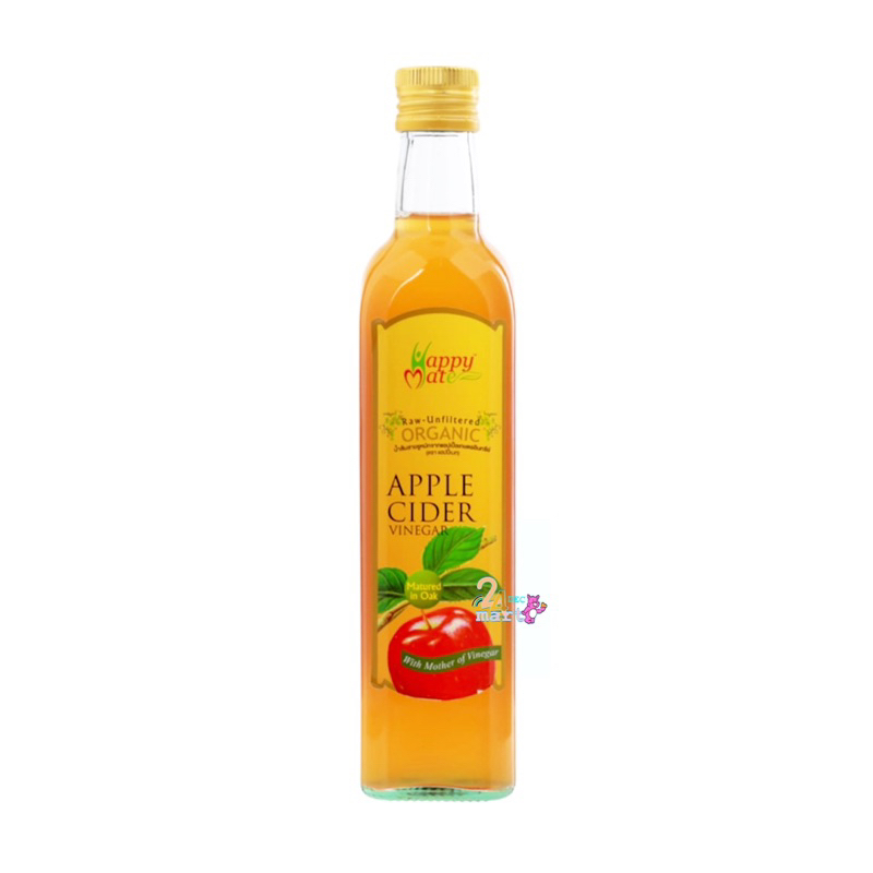 Happy mate APPLE CIDER VINEGAR แอปเปิ้ลไซเดอร์ 250 / 500 ml ACV ...