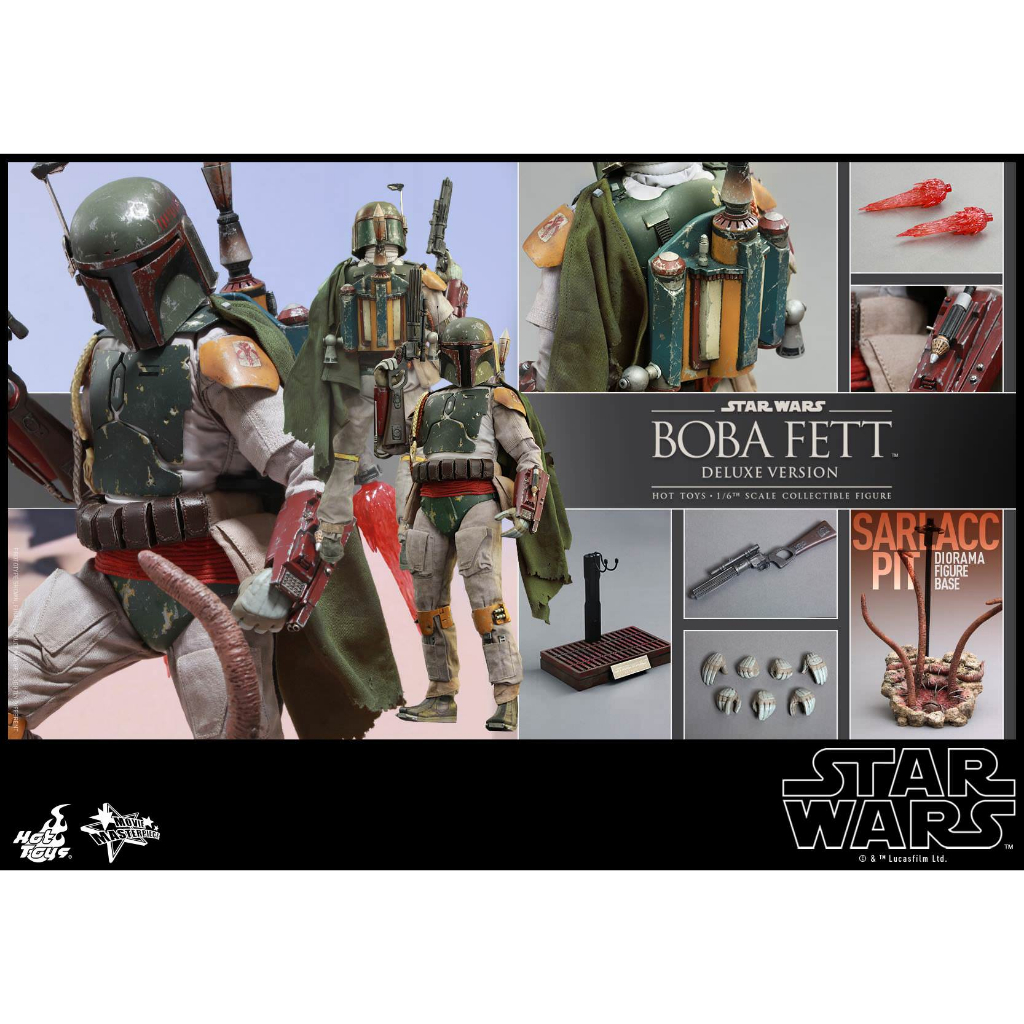 Hot Toys MMS313 Boba Fett **Deluxe Version** - Star Wars : ROTJ **ใหม่ ...