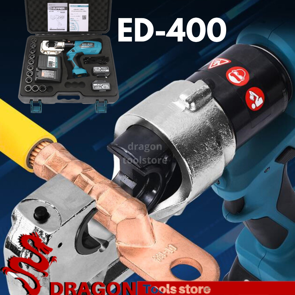 ZUPPER ED400 ED-400 เครื่องย้ำสายไฟไร้สาย 18V | Shopee Thailand
