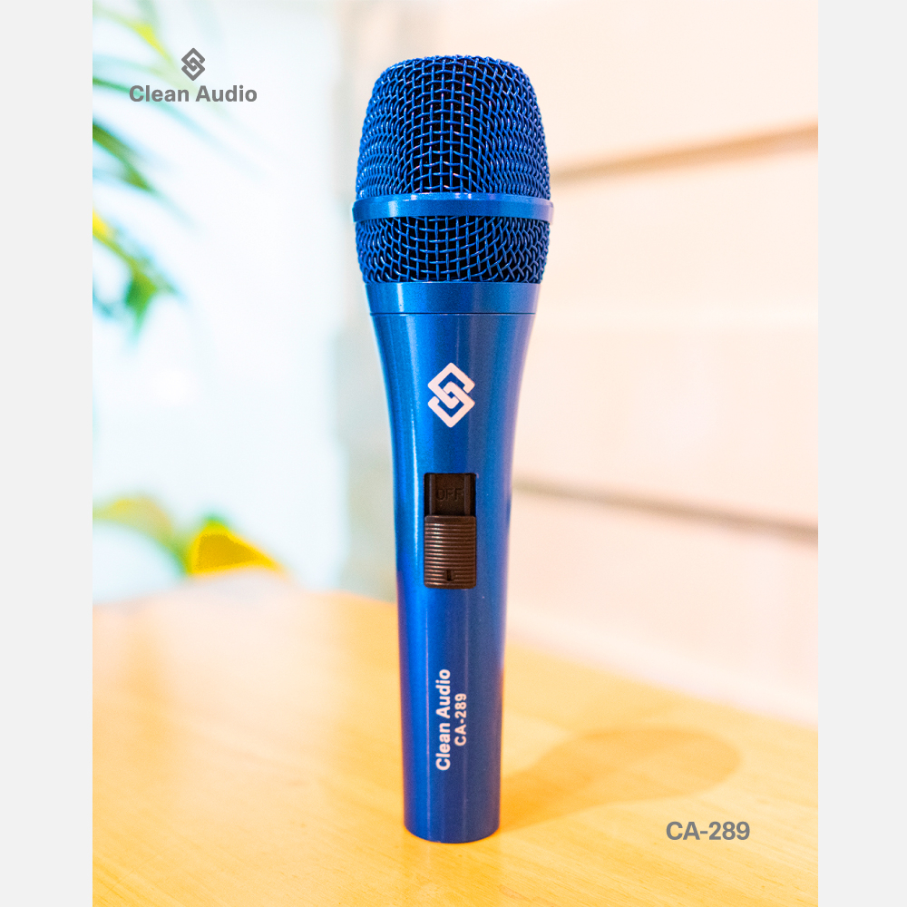 CLEAN AUDIO:CA-289 BLUE Dynamic Microphone | Shopee Thailand