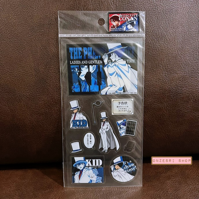 สติกเกอร์พลาสติก Detective Conan Sticker (Kid the Phantom Thief) ขนาด ...