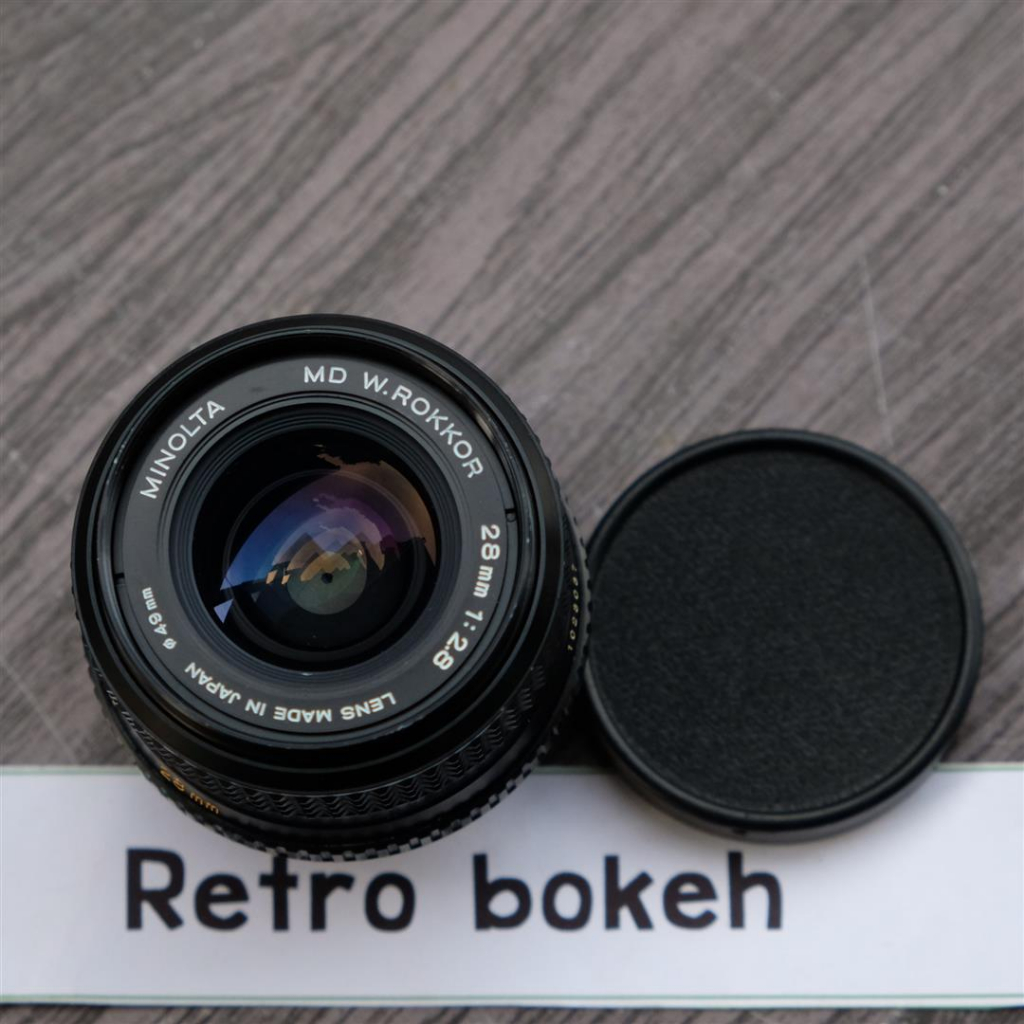 เลนส์มือหมุน Minolta MD W.Rokkor 28mm f2.8 เมาส์ MD เลนส์มุมกว้าง สภาพดี ที่ให้ภาพคม มิติสวยงาม ...