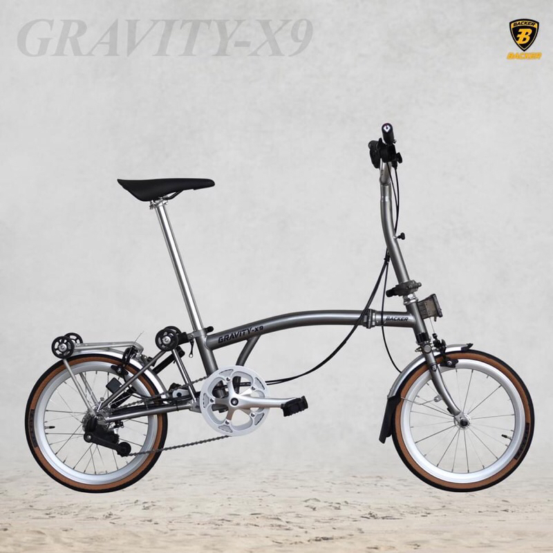 จักรยานพับ Backer Gravity-X9 | Shopee Thailand