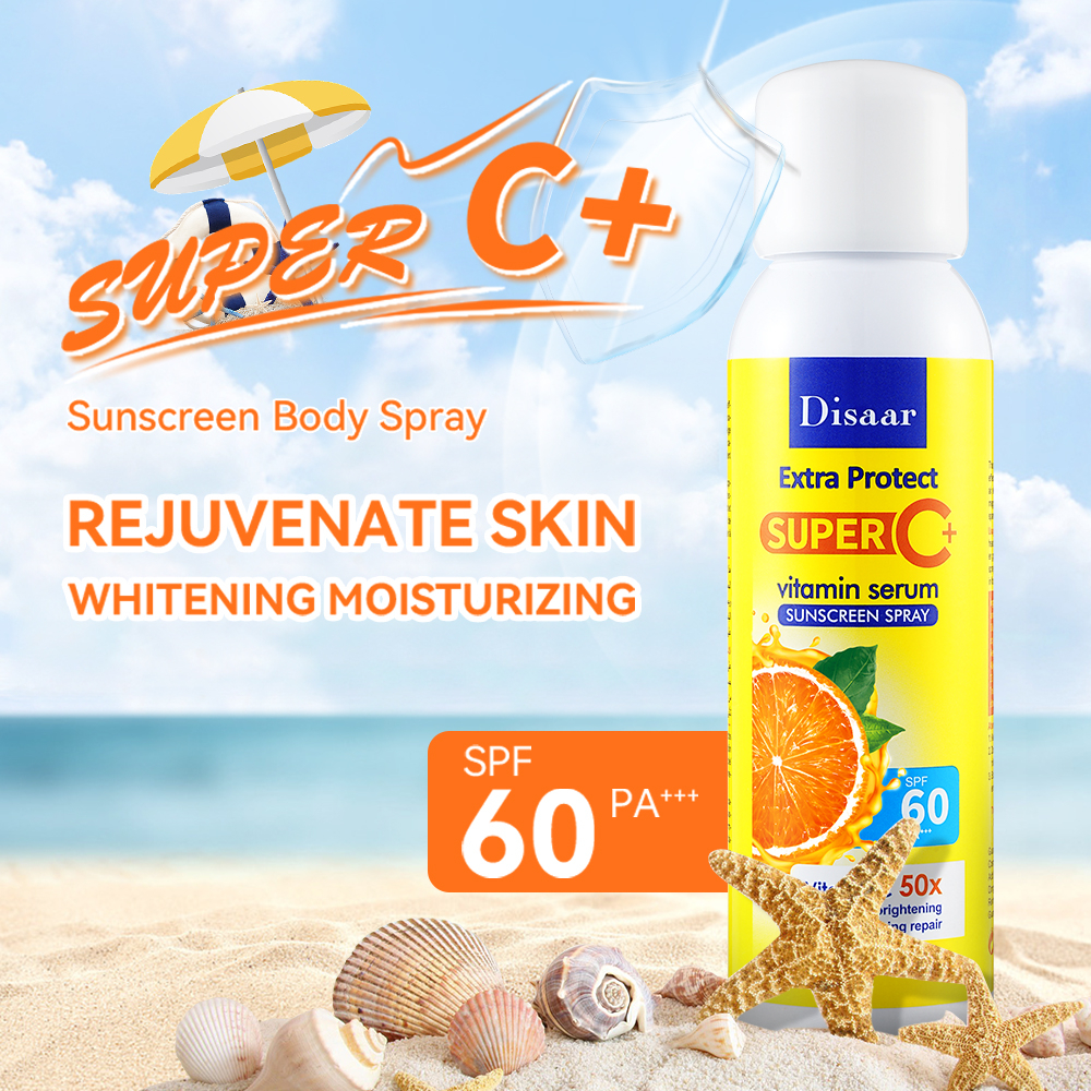 DISAAR SUN SPRAY SPF60+ PA++++ สเปรย์กันแดด สูตรกันน้ำ กันเหงื่อ 160ml ...
