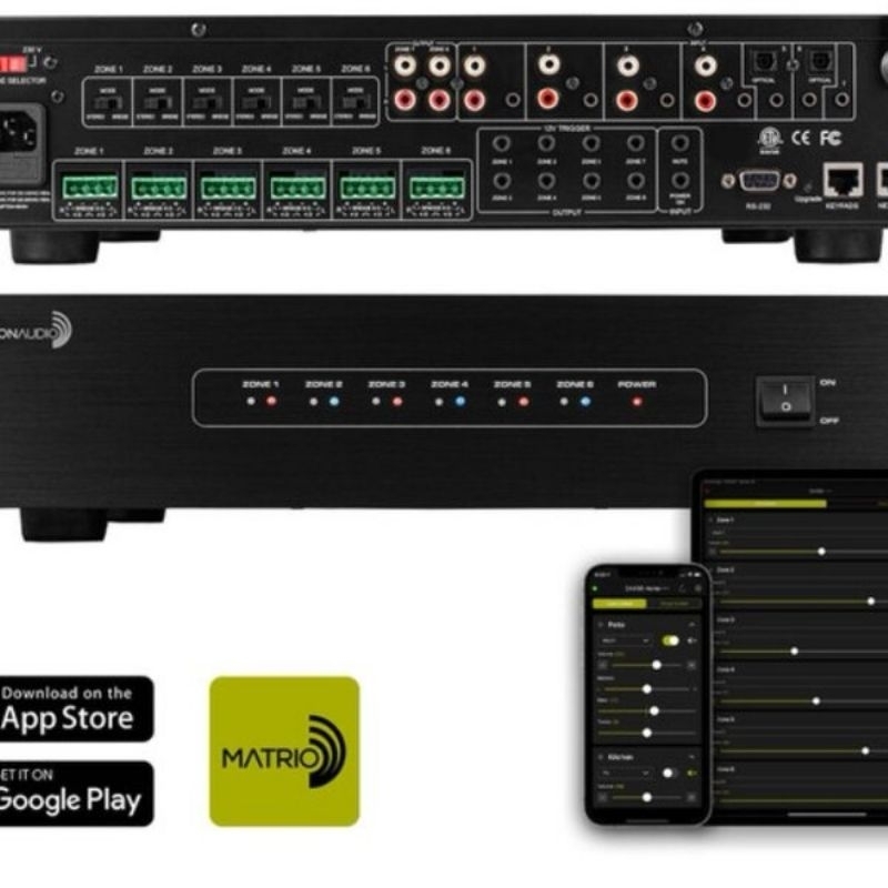 Dayton Audio DAX88 8-Source 8-Zone Distributed Audio Matrix Amplifier | Shopee Thailand