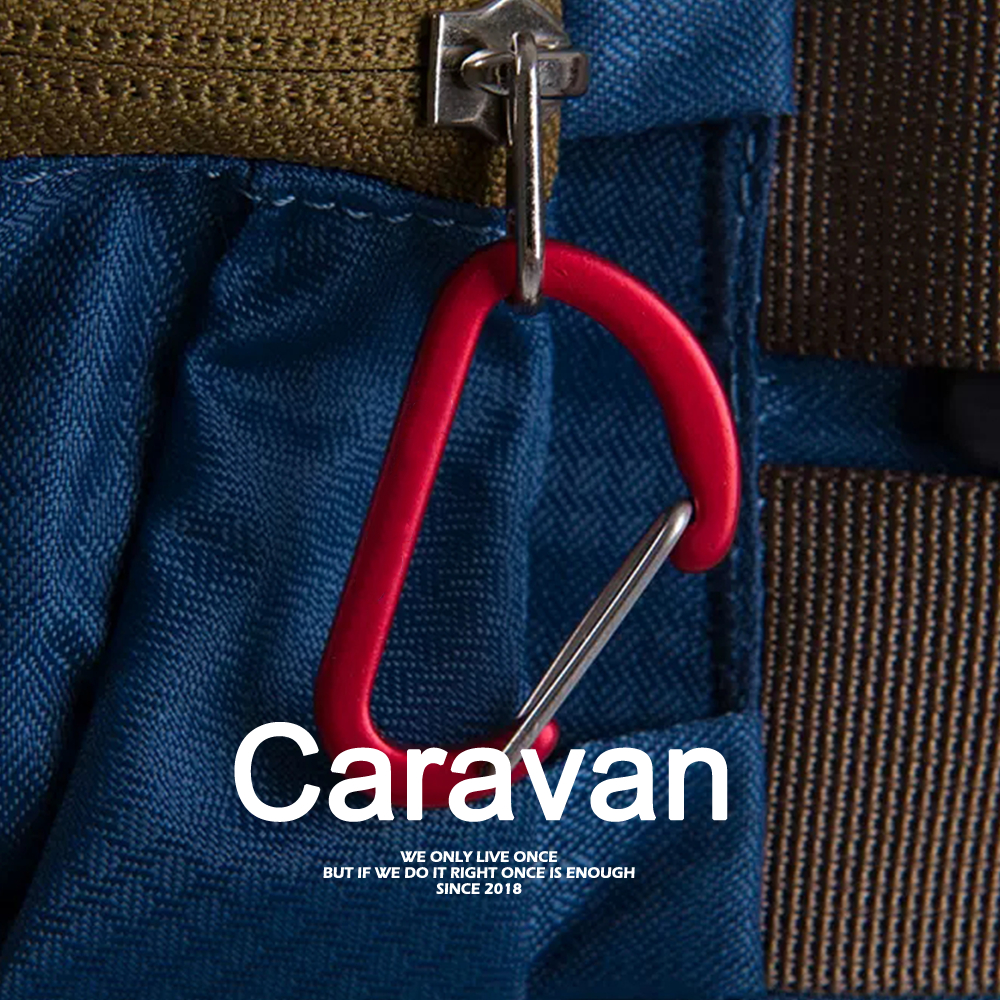Caravan Crew Carabiner อะลูมินัมอัลลอย C ตะขอแขวน คาราบิเนอร์（Not for ...