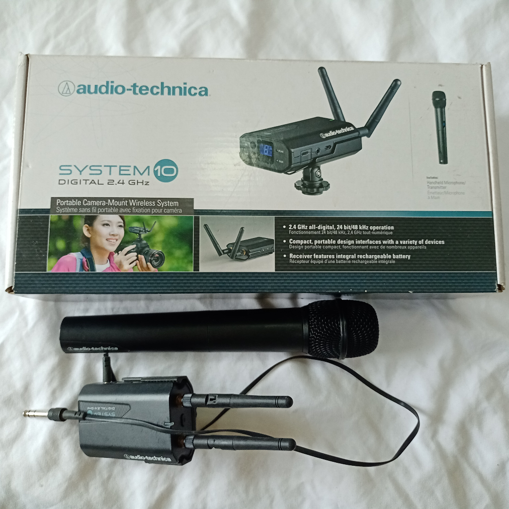 AUDIO-TECHNICA System 10 Digital Portable Camera-Mount ATW-T1002 EX ...