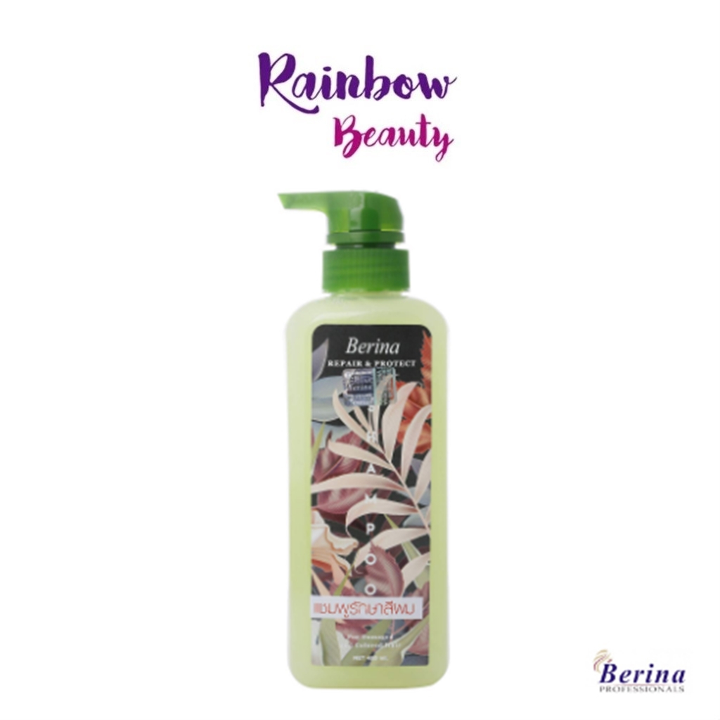 ใหม่ Berina Hair Repair and Protect Shampoo with Creatine for Smoother ...