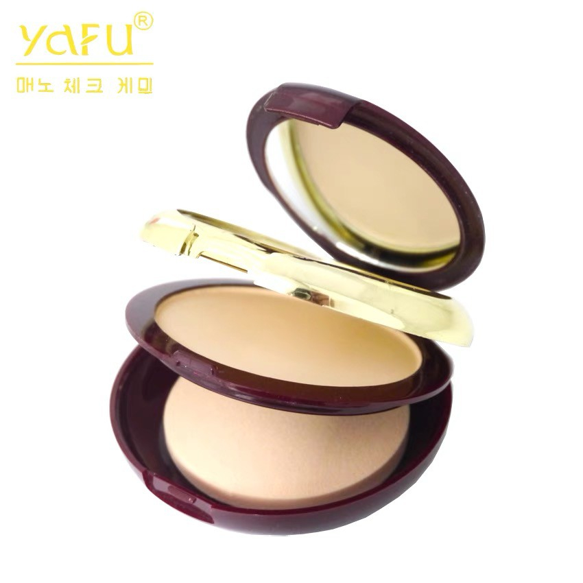 YAFU Powder แป้งพัฟ แป้งยาฟู แป้งพัฟตลับแดง แป้ง 2 ชั้น Micro-Crystal ...