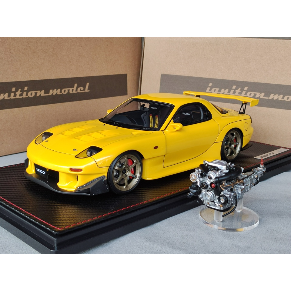โมเดลรถRX7 ignition model Mazda RX7 FD3S RE Amemiya ขนาด สเกล scale 1: ...