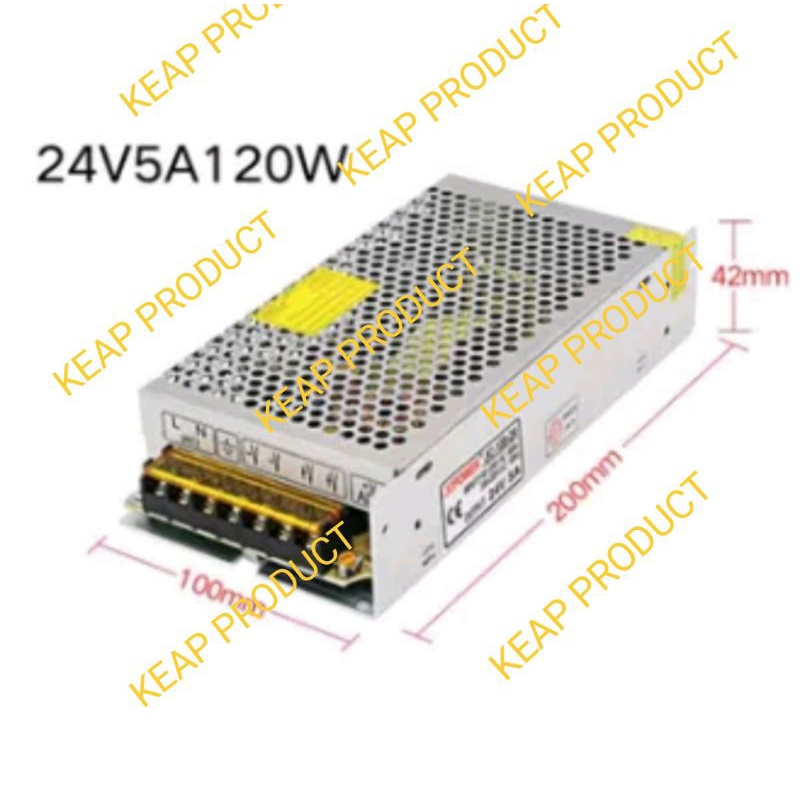 โรงงานอุตสาหกรรมไว้ใจ สวิตชิ่ง 24Vdc.50w 120w 240w JC POWER switching ...