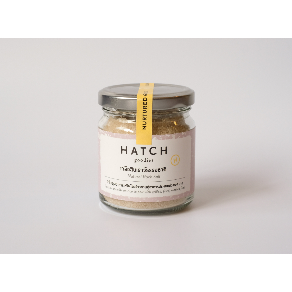 เกลือสินเธาว์ธรรมชาติ ร้อยเอ็ด รสกลมกล่อม ไม่เค็มโดด Hatch Goodies | Shopee Thailand