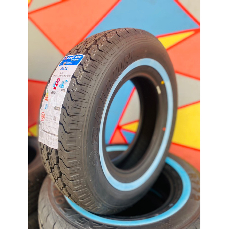 ยางขอบขาว 195R14 SAILUN (4 เส้น) | Shopee Thailand