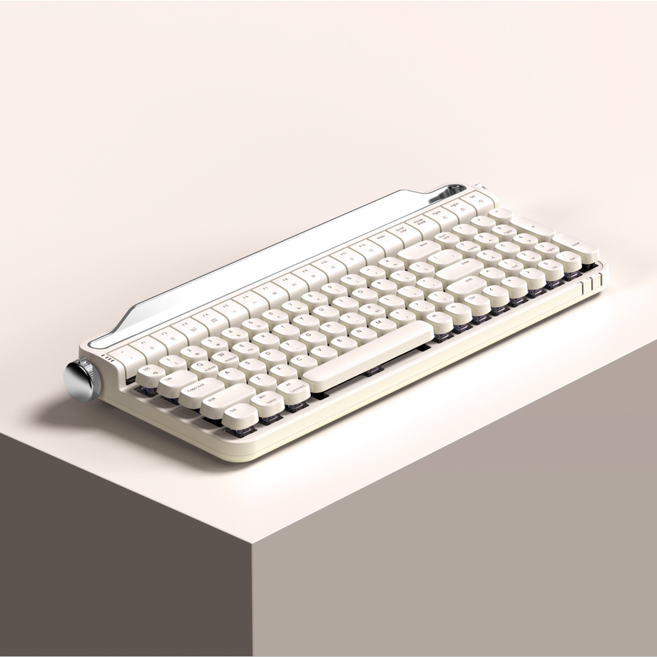[โค้ดคุ้มลด 20%] Actto Retro Keyboard B705 คีย์บอร์ดไร้สาย ภาษาไทย คีย์ ...
