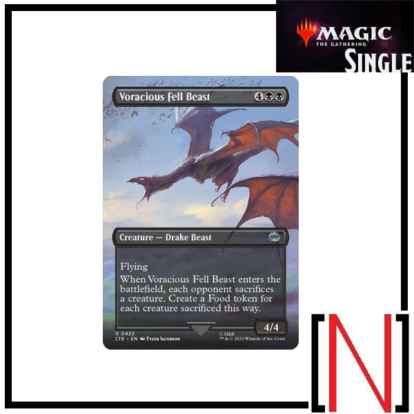 [MTG][Single][LTR] Voracious Fell Beast ระดับ Uncommon [ภาษาอังกฤษ ...