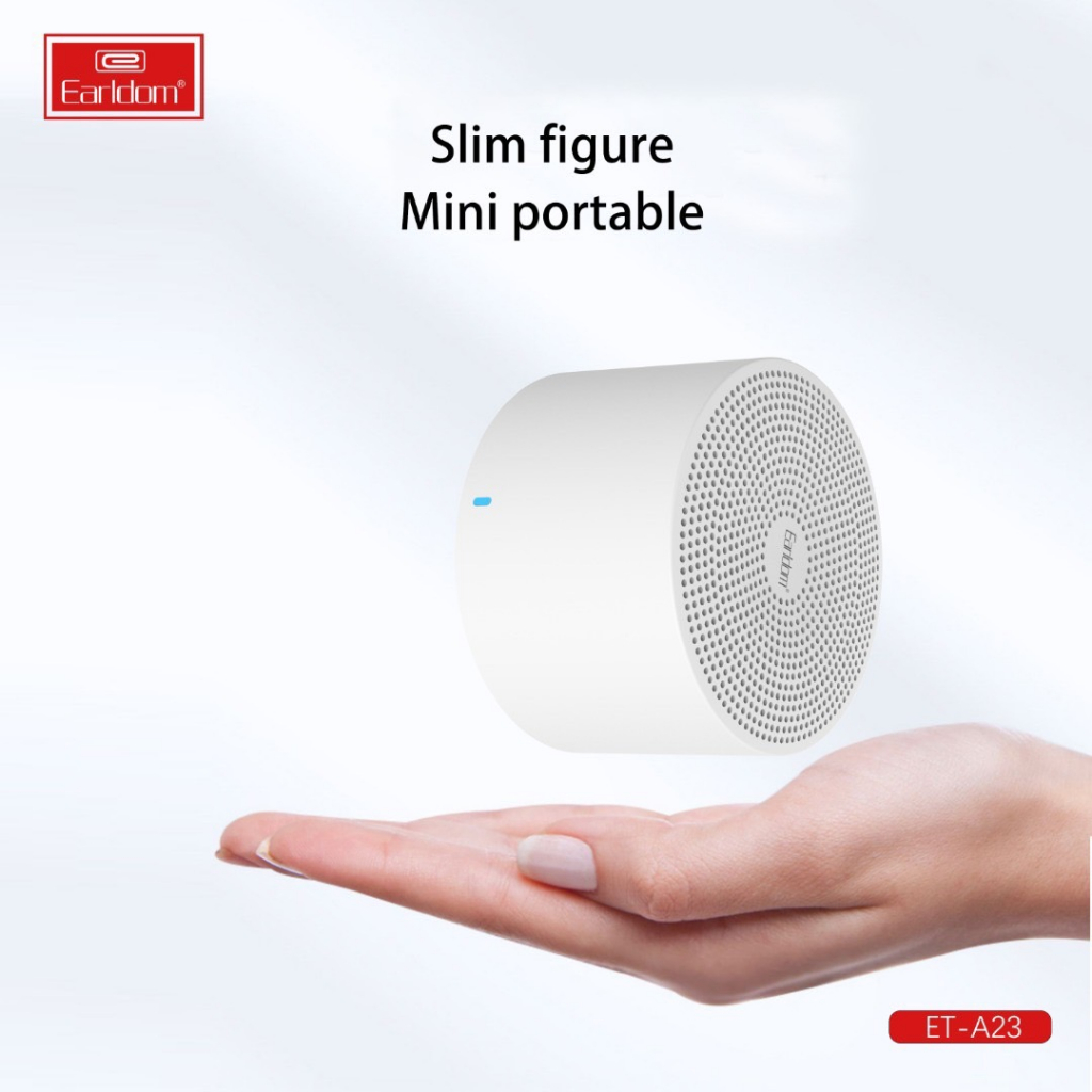 Earldom รุ่น ET-A23 ลำโพงบลูทูธ ขนาดเล็กพกพาสะดวก ไปได้ทุกที่ สามารถเชื่อมต่อกันได้ระหว่างลำโพง ...