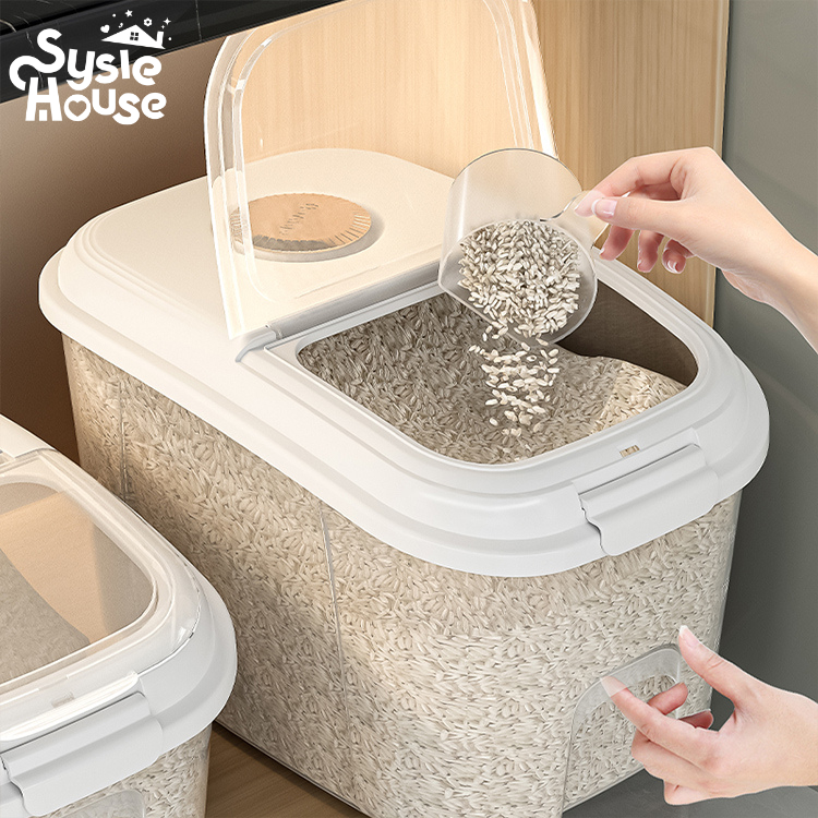 Sysie House กล่องเก็บข้าวสาร ที่เก็บข้าวสาร ถังข้าวสาร ถังเก็บข้าวสาร ...