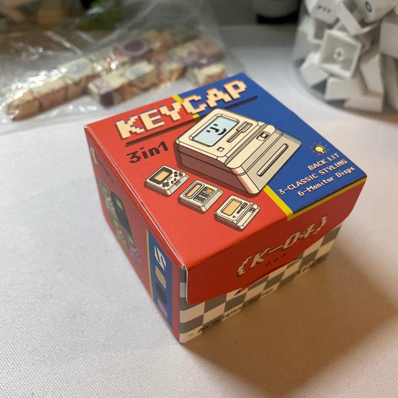 Keycap K-04 Artisan Game Boy Classic Retro mechanical keyboard ปุ่มกด ...
