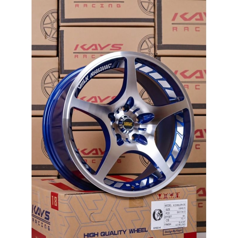 ล้อ Volk Challenge 18x8.5 et35 5รู114 งาน Kays | Shopee Thailand