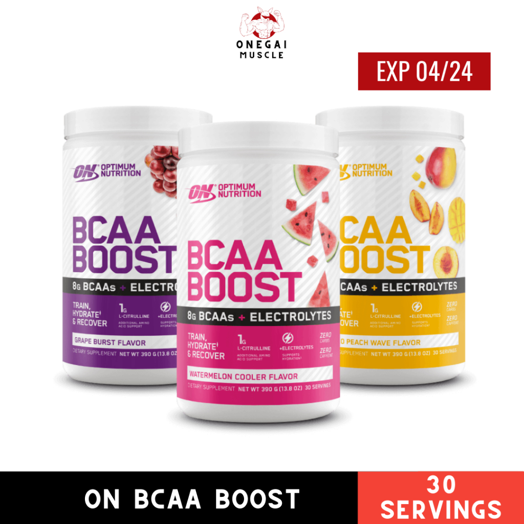 พร้อมส่ง Optimum Nutrition BCAA Boost - 30 Serving | Shopee Thailand