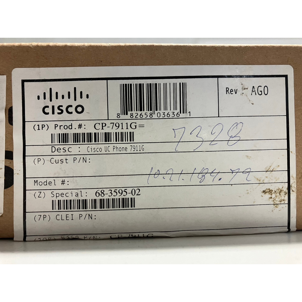 Cisco IP Phone 7911G Cisco 7900 Unified IP Phone | Shopee Thailand