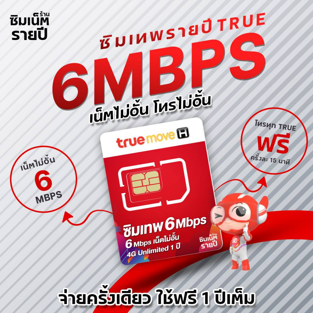 ซิมเทพ 6Mbps ซิมเน็ตรายปี ซิมเทพ ซิมเทพทรู ซิมเน็ต ซิมรายปี simเทพ | Shopee Thailand