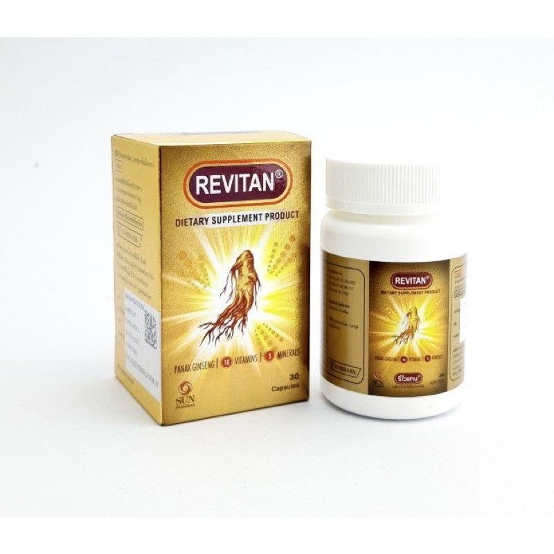 รีไวแทน Revitan อาหารเสริม วิตามินและเกลือแร่ [ขนาด 30 แคปซูล] | Shopee ...