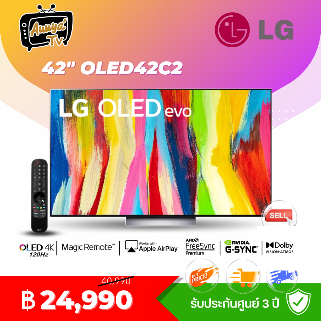 LG OLED 4K TV รุ่น 42C2PSA ขนาด 42 นิ้ว C2 Series ( 42C2 ) | Shopee ...