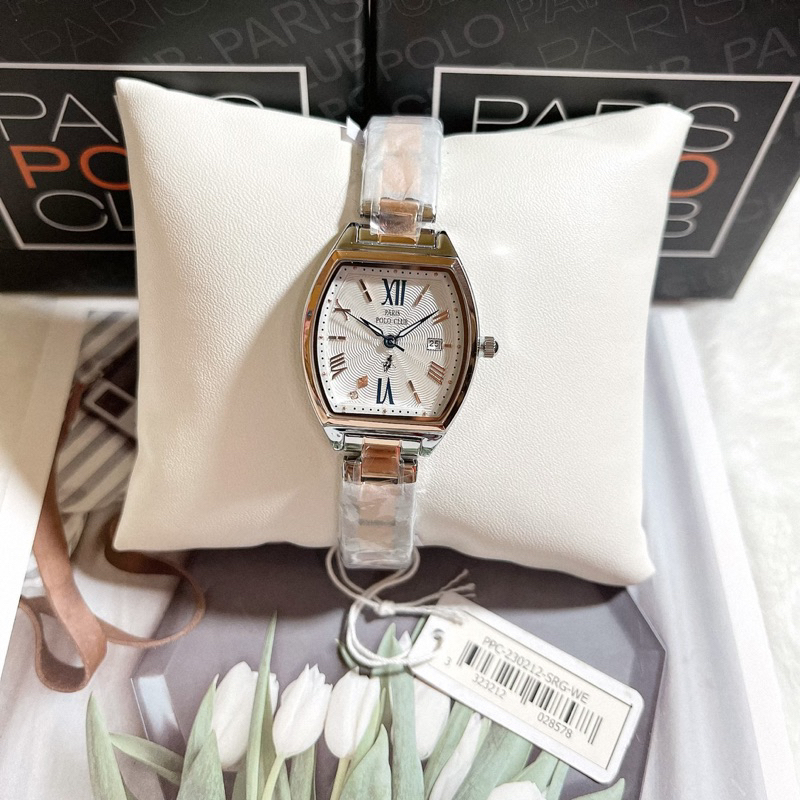 PARIS POLO CLUB รุ่น PPC-230212-SRG-WEนาฬิกาสำหรับข้อมือผู้หญิง | Shopee Thailand