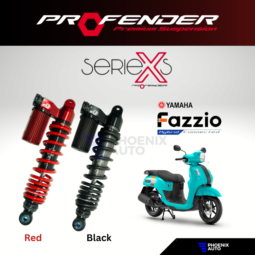 Profender X-Series โช้ครถมอเตอร์ไซต์ Yamaha Fazzio ปี 2022-ปัจจุบัน (สูงสแตนดาร์ด) | Shopee Thailand