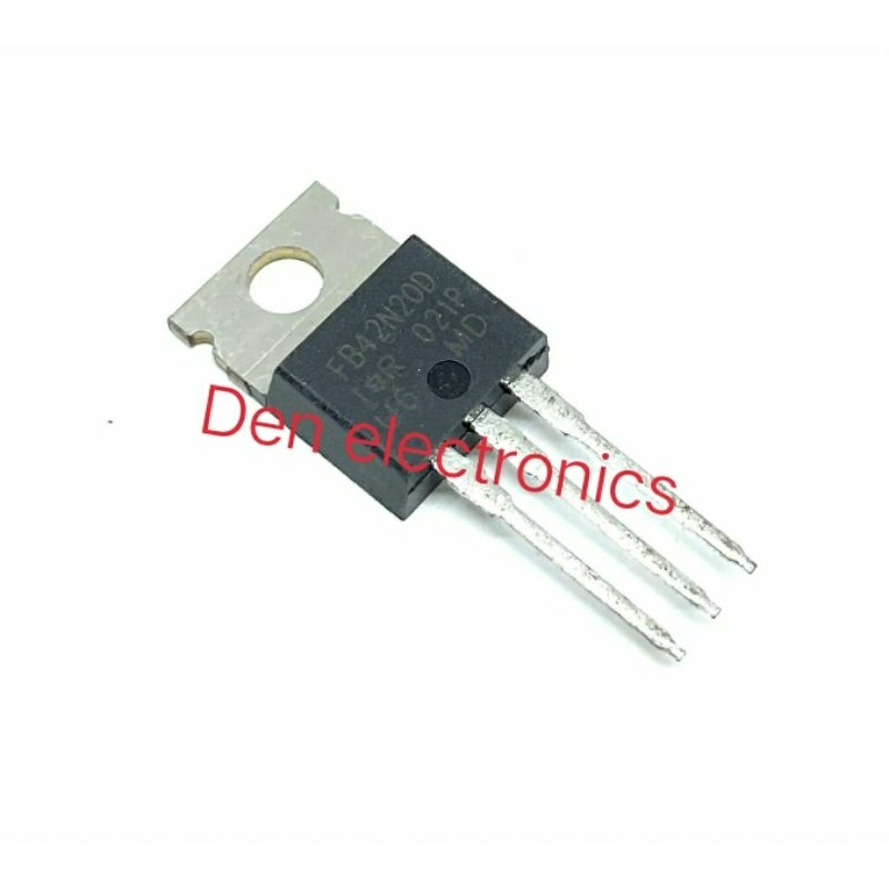 FB42N20D TO220 44A200V MOSFET N-Fet มอสเฟต ทรานซิสเตอร์ สินค้าพร้อมส่ง (ราคา1ตัว) | Shopee Thailand