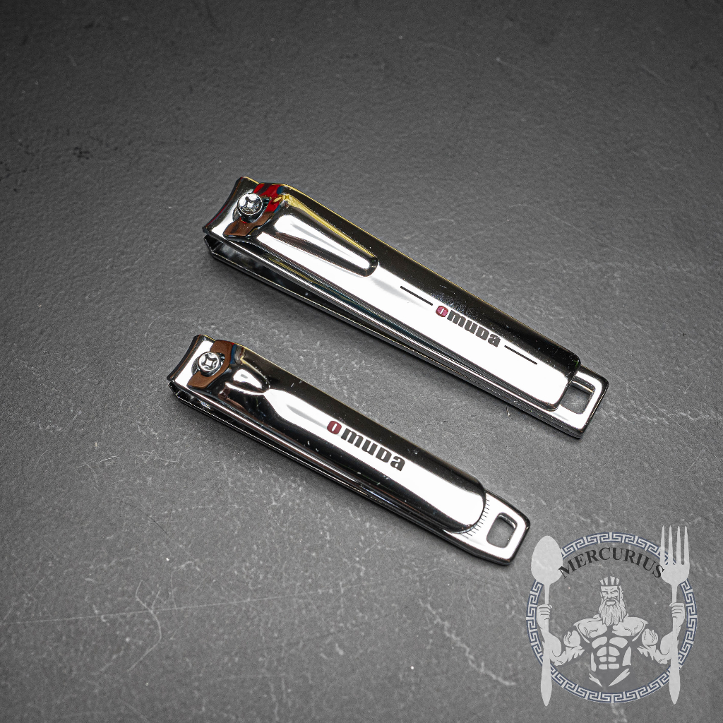 กรรไกรตัดเล็บ OMUDA พร้อมตะไบในตัว สแตนเลสแท้ ขัดเงา มี 2 ขนาด (เล็ก#2006/ใหญ่#3071) By ...