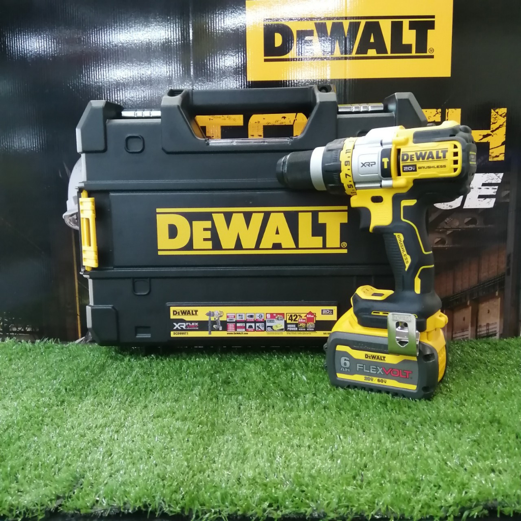 DEWALT BLM DCD999 สว่านกระแทกไร้สาย รุ่น DCD999T1 (ครบชุด+กล่องT STAK ...