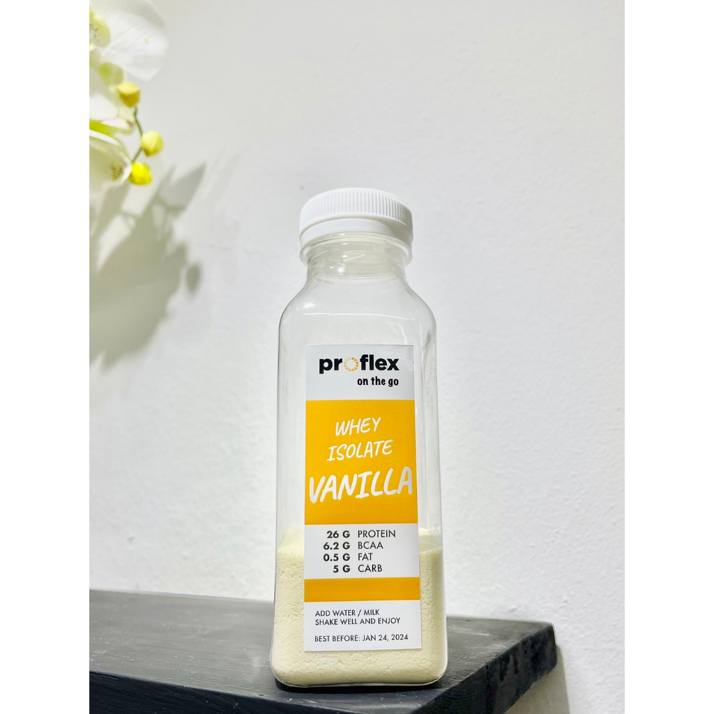 Proflex Whey Protein Isolate Vanilla (Bottle) | Shopee Thailand