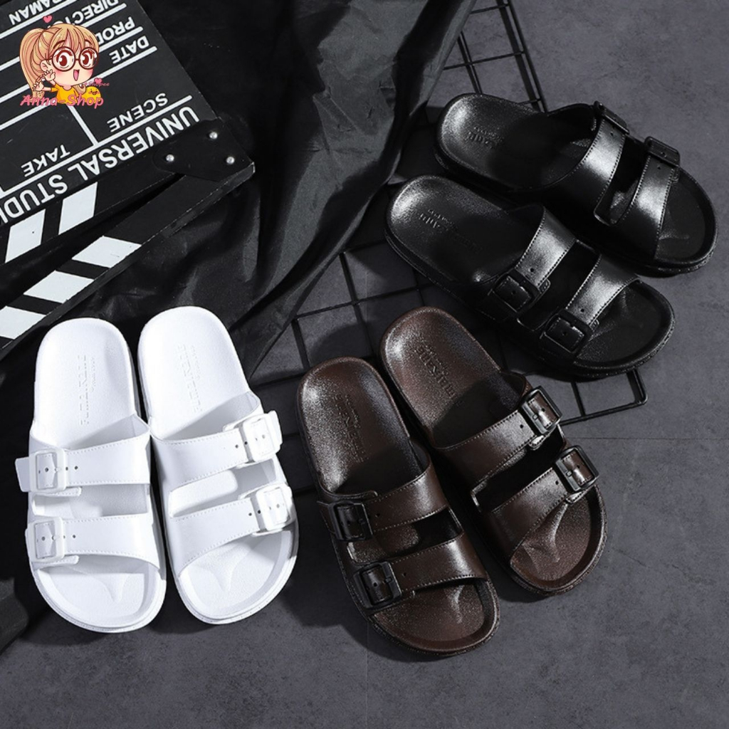 annacny รองเท้าแตะสวม 2 สาย รองเท้าทรงไบเก้น สายปรับได้ สุดฮิต ราคาถูก ...