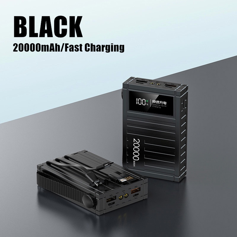 20000mah Container Power Bank Auxiliary Battery Big Capacity 66W Fast ...