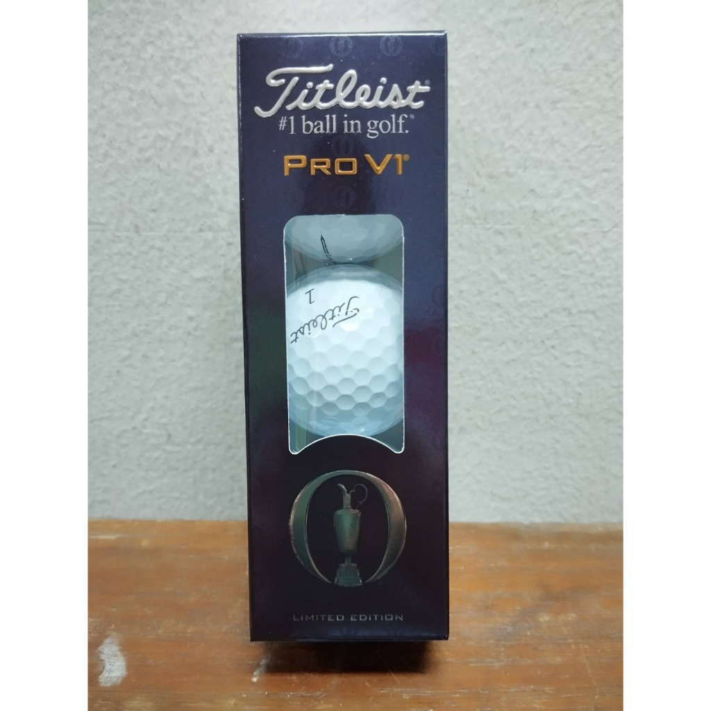 ลูกกอล์ฟ Titleist ProV1 The Open Limited Collection | Shopee Thailand