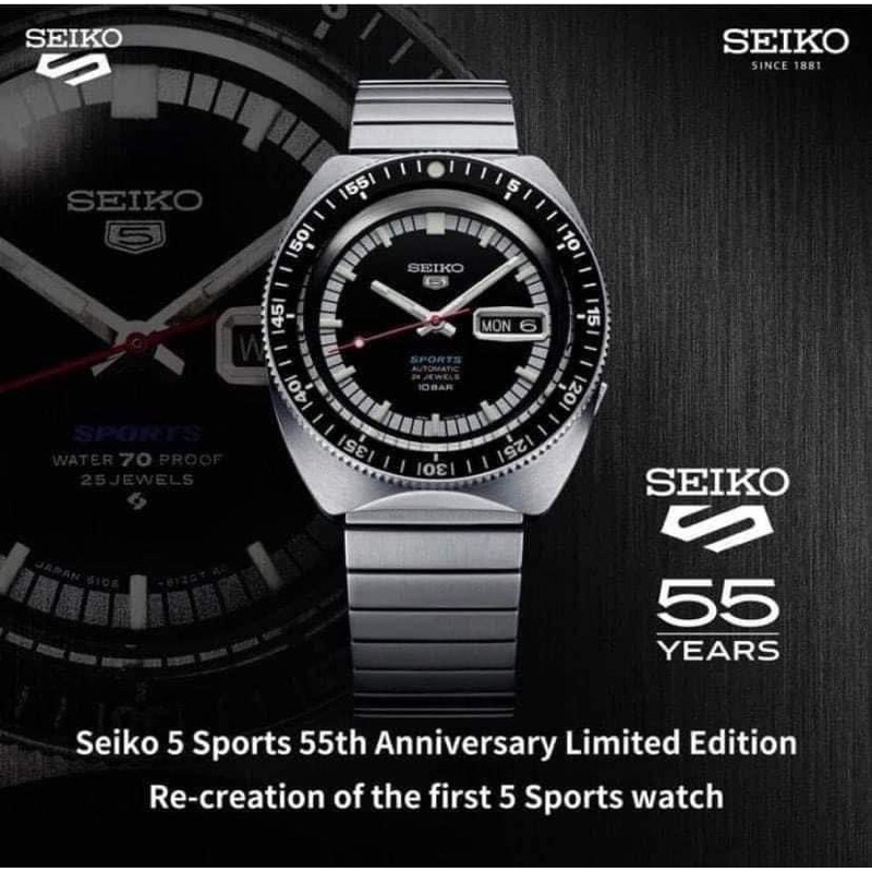 Seiko 5 Sports SRPK17 SRPK17K SRPK17K1 Limited 15555 เรือน ประกันศูนย์ ...