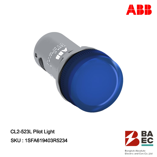ABB Pilot Lamp CL2-523L 230VAC สีน้ำเงิน | Shopee Thailand