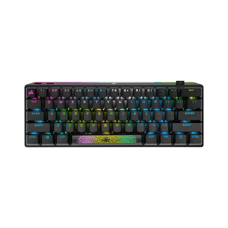 CORSAIR MULTI MODE KEYBOARD K70 RGB PRO MINI [US] MX SPEED RGB SILVER ...