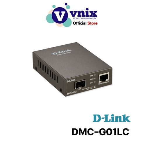 DMC-G01LC D-Link 10/100/1000Mbps to SFP Media Converter By Vnix Group | Shopee Thailand