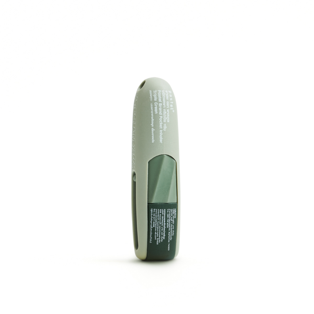 pastel pocket inhaler ยาดมชนิดพกพากลิ่นทริปเปิ้ลกรีน (แบบชิ้น) | Shopee ...