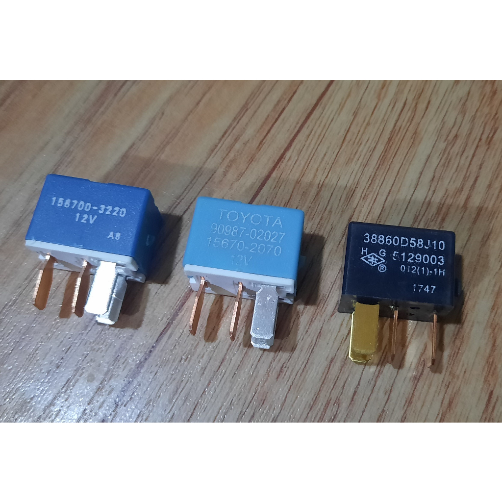 Relay Denso 156700-3220 / 38860D58J10 / 90987-02027 รีเลย์รถยนต์ 4 ขา ...
