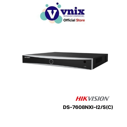 DS-7608NXI-I2/S(C) Hikvision เครื่องบันทึกภาพกล้องวงจรปิด 8ch AcuSense Series NVR By Vnix Group ...