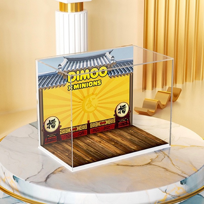 กล่องอคิลิคสำหรับใส่โมเดล รุ่น DIMOO X MINION | กล่องใส่ Model ของสะสม ...