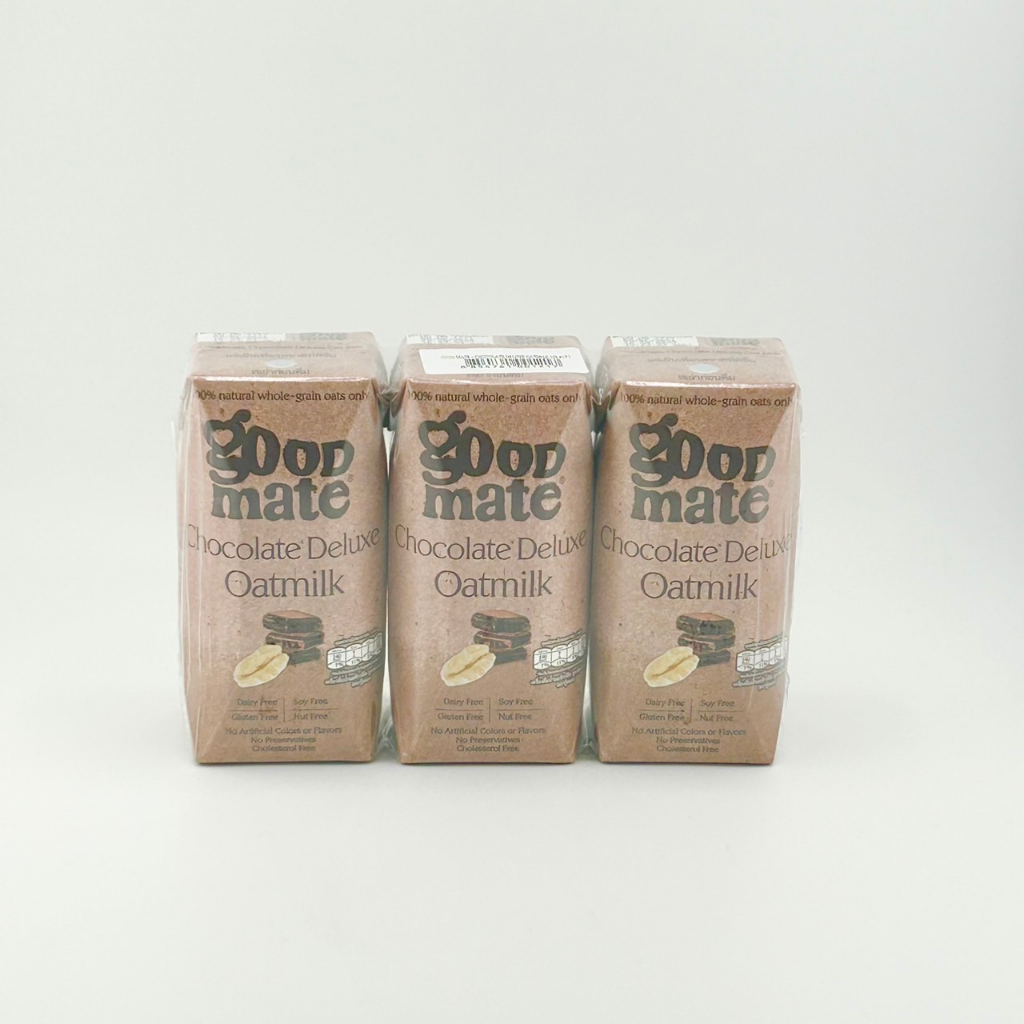Good Mate Chocolate Deluxe Oatmilk เครื่องดื่มน้ำนมข้าวโอ๊ต สูตร ...