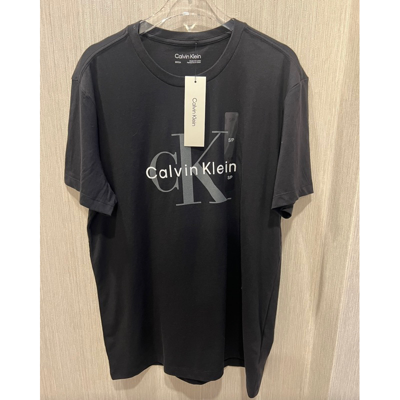 เสื้อยืดคอกลม CK Size S สีดำ | Shopee Thailand