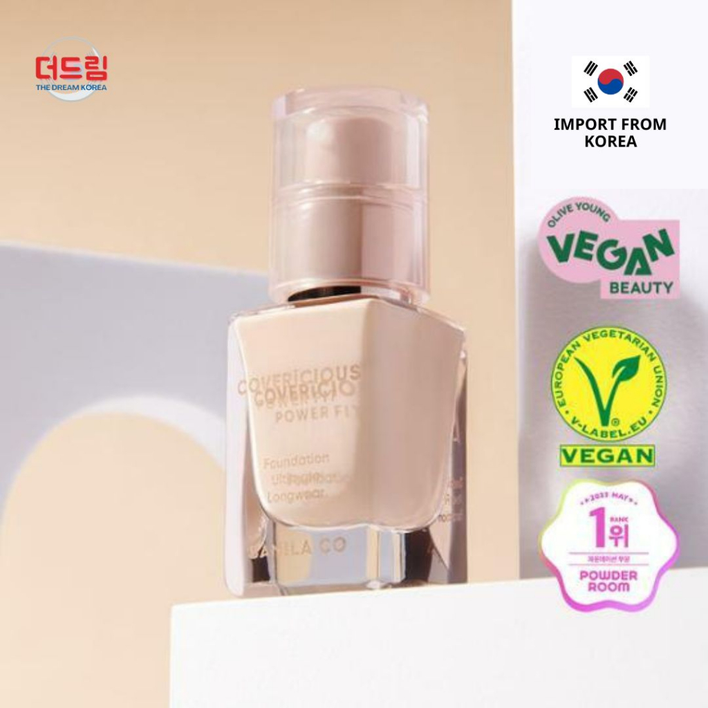(นำเข้าจากเกาหลี) BANILA CO Covericious Power Fit Foundation SPF45PA ...